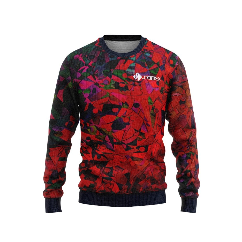 Poleron Samex Rojo Tropical - Samex - Fabricantes de Ropa Deportiva